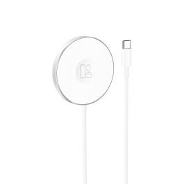 Baltas įkroviklis belaidis Hoco CW41 Delight 3-in-1